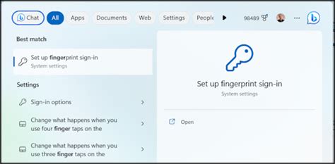 Guide To Adding Fingerprint Login To A Windows PC