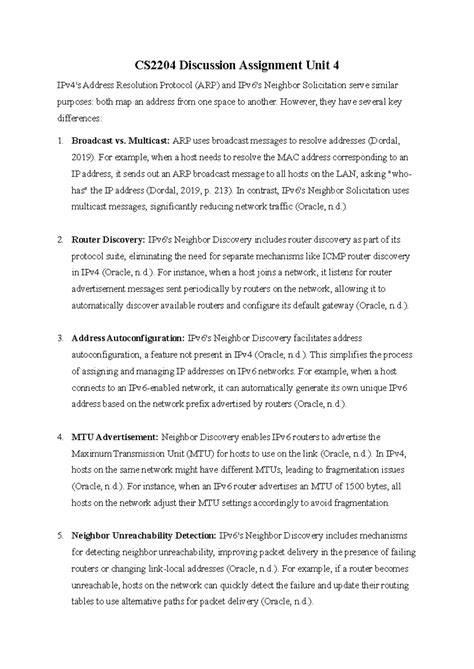 Cs2204 Discussion Assignment Unit 4 However They Have Several Key