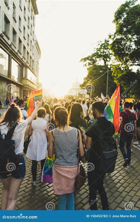 Sofia Bulgaria 10 June 2019 Thousands Of People Gathered To