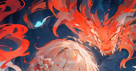 原神 蛍の辰年年賀イラスト ぴこりんのイラスト Pixiv