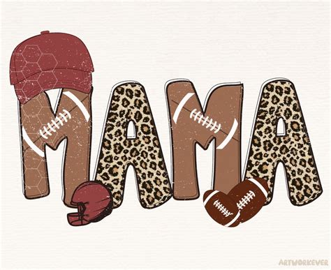 Football Mama Png Football Mom PNG File For Sublimation Etsy