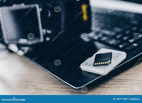 Memory Card For Dslr Camera Stock Image Image Of Reader Chip 105777589