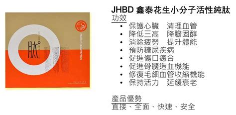 Jhbd鑫泰花生小分子活性純肽