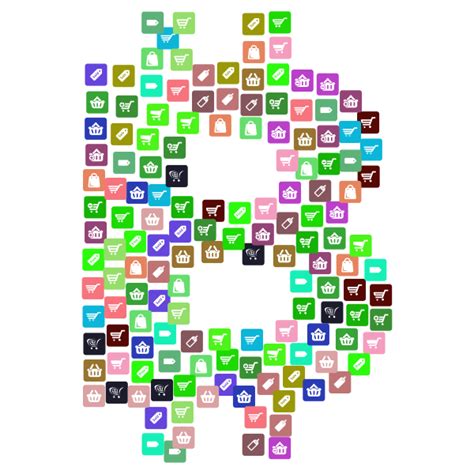 Bitcoin E Commerce Icons Free Svg