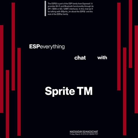 Friday Hack Chat Everything About The Esp Hackaday