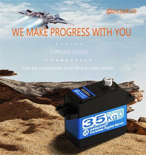 Dsservo Ds3235 Waterproof Coreless Servo 35kg Digital Servo Motor For 1 8 1 10 1 12 Scale Rc Car