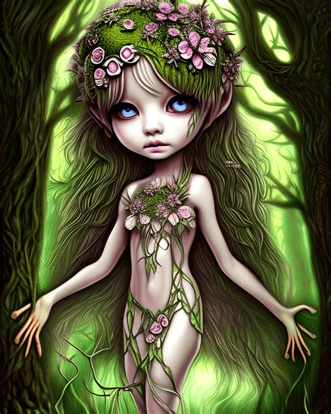 Forest Sprite Graphic · Creative Fabrica