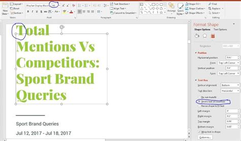 Solved PowerPoint Text Box Shrink Text On Overflow Does Not Fit Text Completely Inside Shape