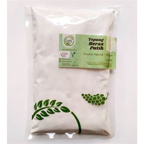 Jual Ketan Beras Tepung Lingkar Organik Tepung Beras Putih 500gr