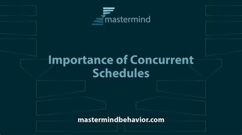 Implementing Concurrent Schedules Of Reinforcement