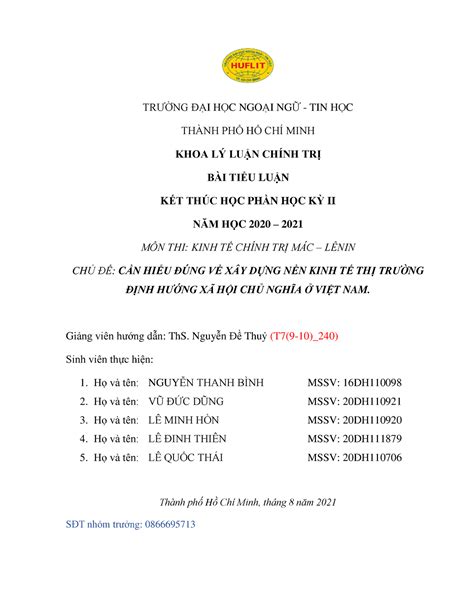 CẦN HIỂU ĐÚNG VỀ XÂY DỰNG NỀN KINH TẾ THỊ TRƯỜNG ĐỊNH HƯỚNG XÃ HỘI CHỦ NGHĨA Ở VIỆT NAM TR