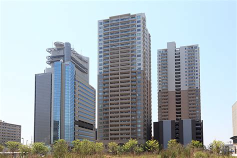 プレミスト千早タワーツインマークス ブライトタワー／日本の超高層ビル