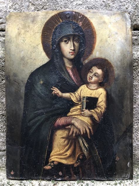 Peinture sur cuivre dépoque XVII ème siècle Rémi Dubois Antiquités