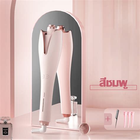 ที่ม้วนผม ม้วนผมลอน ที่ม้วนผมลอนอัตโนมัติ เครื่องม้วนผม 25mm ไดร์ม้วนผมหมุน เครื่องม้วนลอน