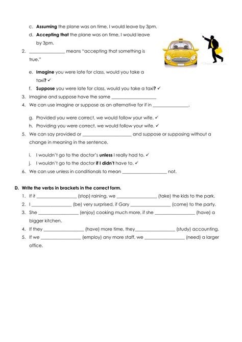 Second Conditio Free Interactive Worksheets 300190