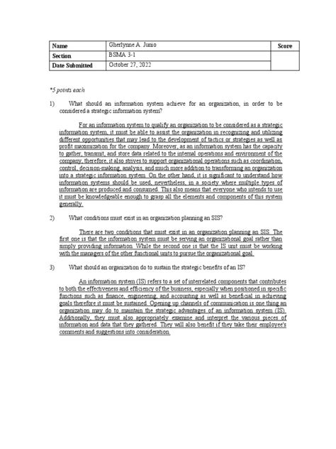 unit 2 activity pdf information information system