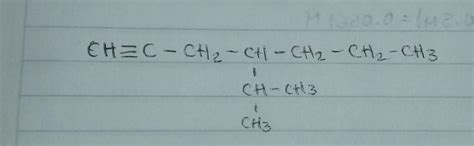 Formula Semidesarrollada De Isopropil Heptino Brainly Lat