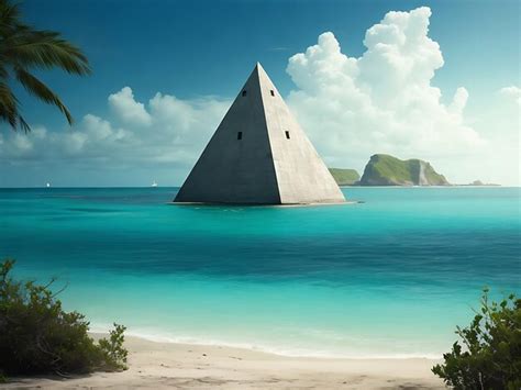 premium ai image bermuda triangle mystery ai generated