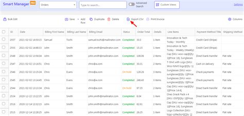 How To Export Woocommerce Orders To Csv Advanced