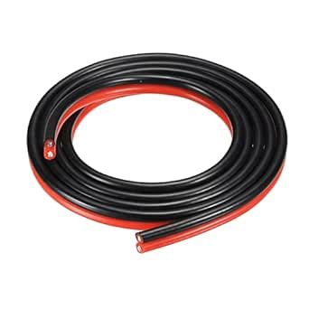 Meccanixity 14 Gauge Wire 2 Conductor Parallel Silicone Wire 14awg