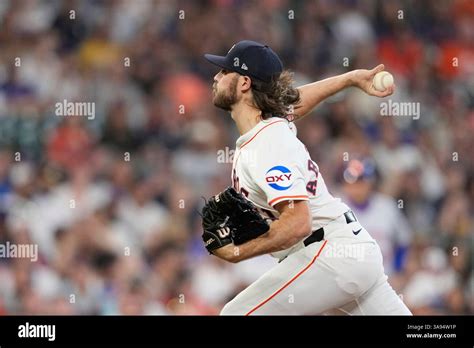 Houston Astros Starting Pitcher Spencer Arrighetti Throws Against The