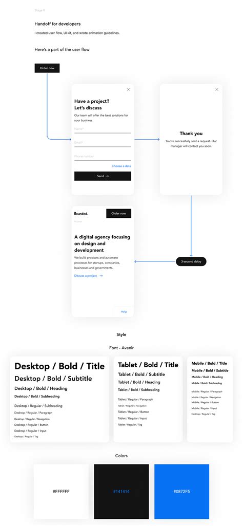 Rounded Website Design On Behance