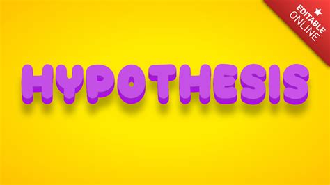 Hypothesis Animated Maker Text Effect Generator