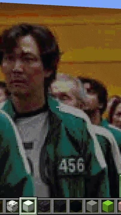 Squid Game Minecraft Art Shorts Youtube