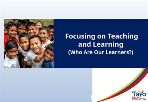 Knowing Who Are Our Learners The Principals Perspective Pptx