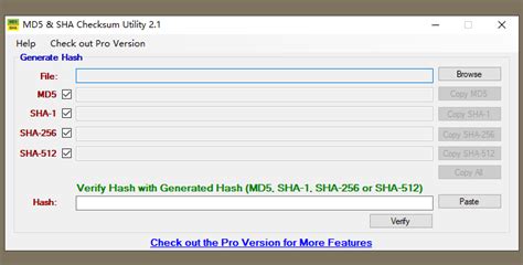 推荐个文件哈希校验工具支持sha512解密 尼克笔记