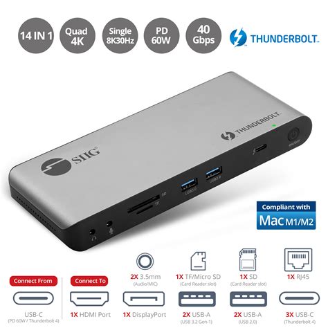 Quad Display Thunderbolt 4 Docking Station And Pd Thunderbolt Technology Community