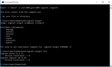 Laravel Problems Vagrant Was Unable To Mount Virtualbox Shared Folders