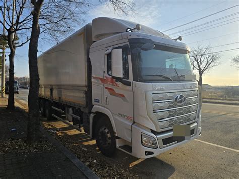 신규 차량 설명 매물번호 24 B 1058번 차 종 엑시언트 16톤 후축 윙바디 연 식 2021년 11월 22각자 스카니아 영업사원의 중고차