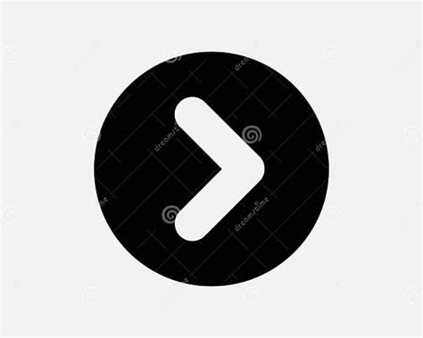 Round Right Arrow Icon Navigation Direction Path Road Traffic Sign East Side Point Circle Button
