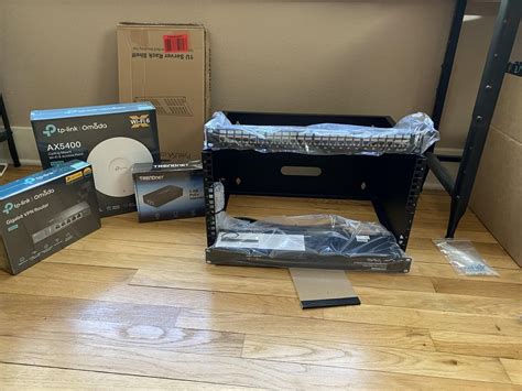 Home Network Install Day Heres The Before Picture First Time Doing