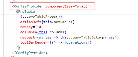 🐛 Bug Antd全局配置configprovider中的componentsizesmall对pro Table的高级查询表单无效