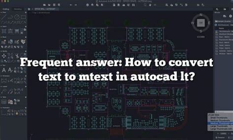 Frequent Answer How To Convert Text To Mtext In Autocad Lt