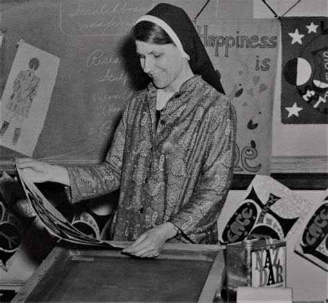 Felician Sister Mary Hillary Cssf Teaching Art In 1970 At Flickr