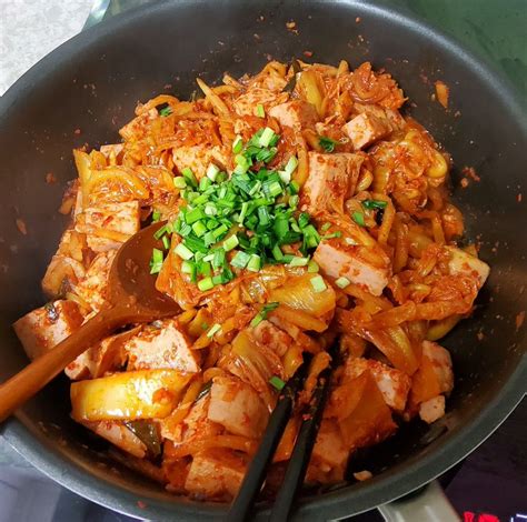 스팸김치볶음