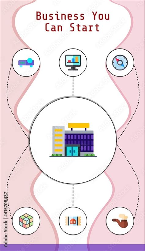 Business You Can Start Editable Infographic Template With Icons Of