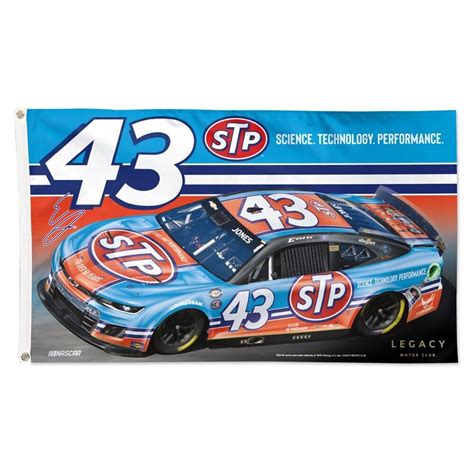 Erik Jones 2023 Wincraft 43 Stp 3x5 Deluxe Flag Trc Inc Sports