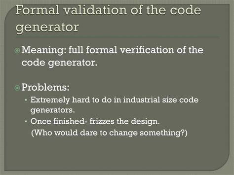 Ppt The Code Validation Tool Cvt Powerpoint Presentation Free Download Id 2158366