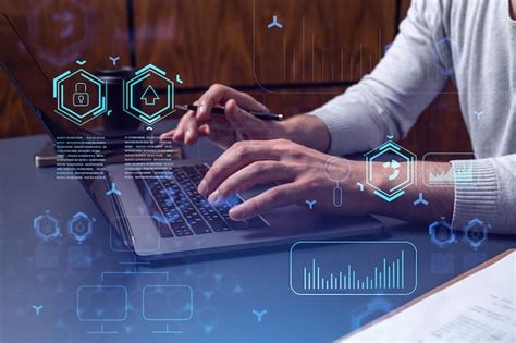 Premium Photo Hands Typing The Keyboard To Create Innovative Software