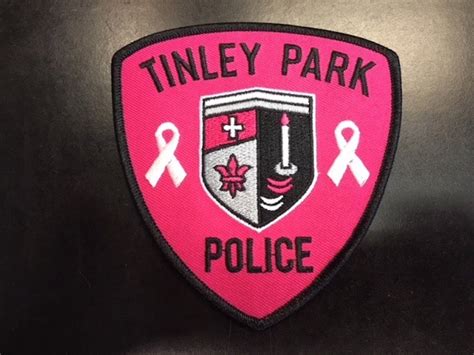 Pink Tinley Park Police Patches Spotlight Breast Cancer Awareness Tinley Park Il Patch