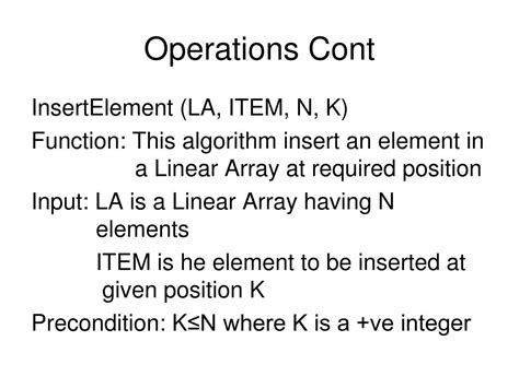 PPT Lecture Arrays PowerPoint Presentation Free Download ID