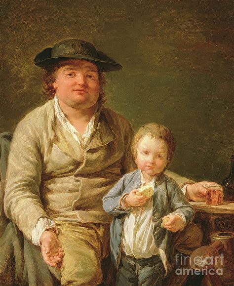 The Good Humoured Gardener 1777 Painting By Nicolas Bernard Lepicie