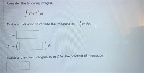 Solved Consider The Following Integral Seet At Find A Chegg Com