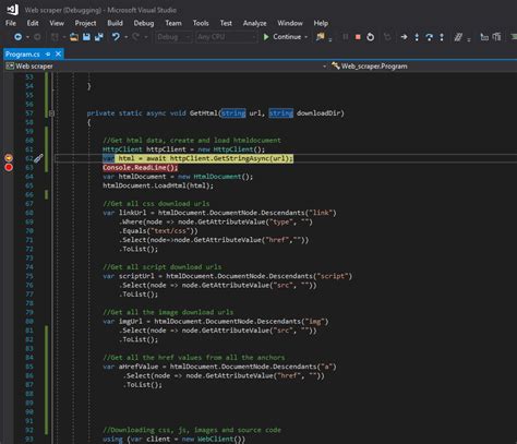 C Console Application Code Doesnt Execute After Await Stack Overflow