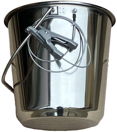 Fuel Sampling Bucket Stainless Steel Spun Fitted With Grounding