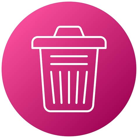 Premium Vector Trash Icon Style